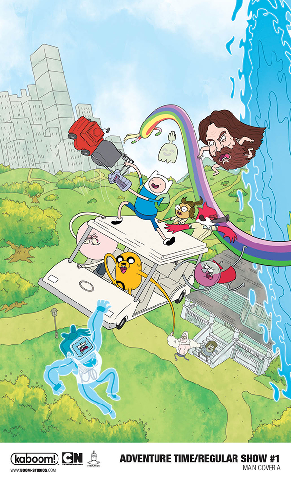 An Adventure Time/Regular Show Crossover Comic is Coming in August