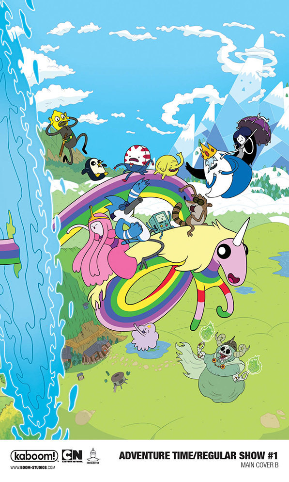 An Adventure Time/Regular Show Crossover Comic is Coming in August