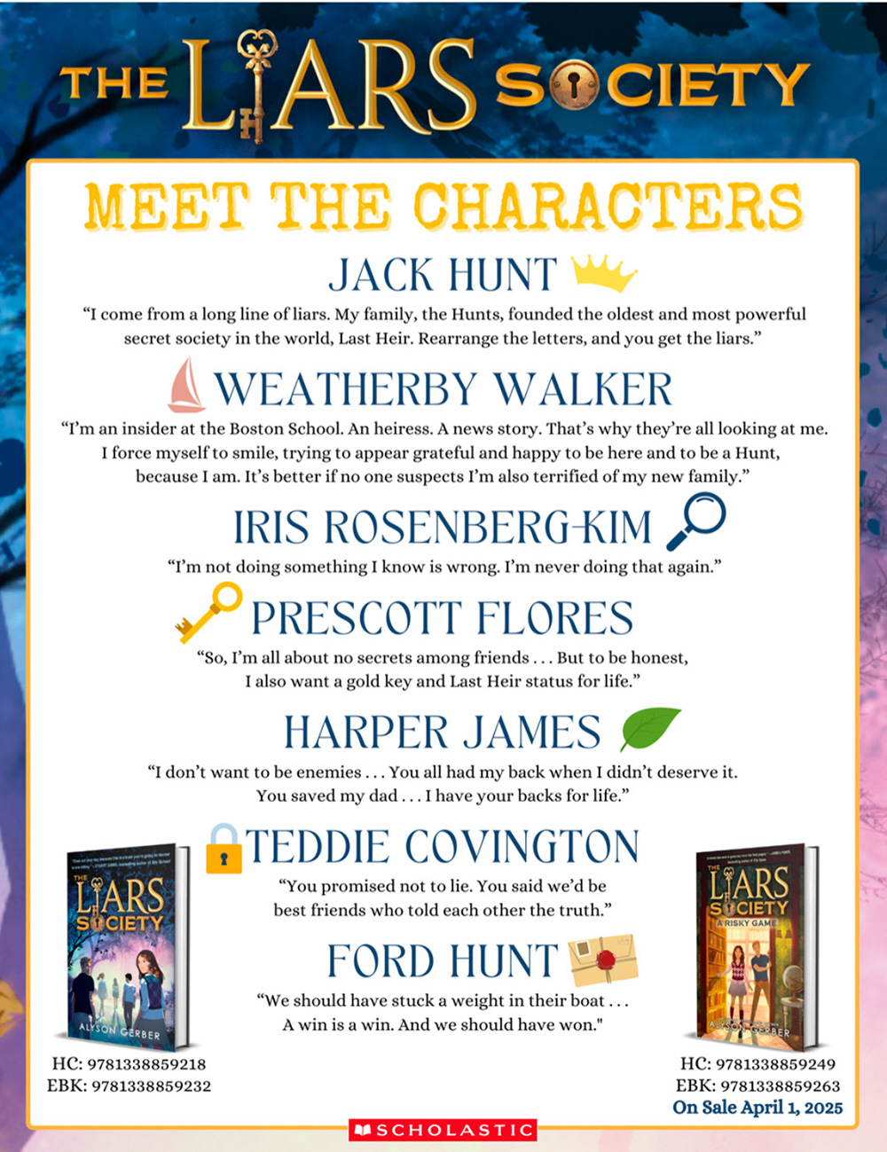 Celebrate One Year of The Liars Society With This Character Breakdown ...